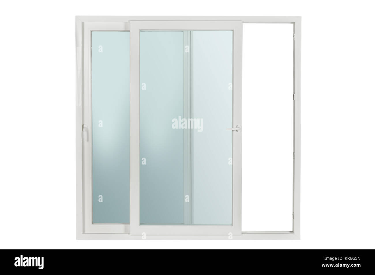 window made of PVC isolated on white Stock Photo - Alamy