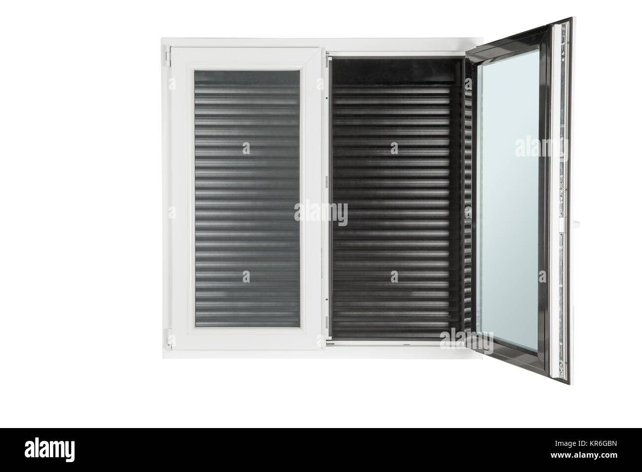window made of PVC isolated on white Stock Photo - Alamy