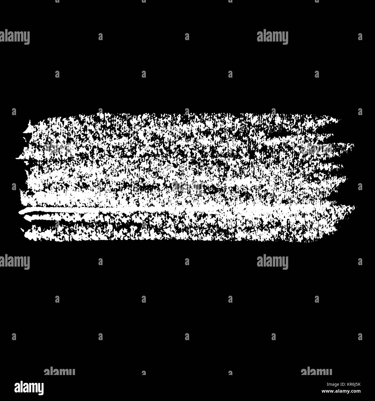 Chalk brush. Grunge element with chalk texture. Hand drawn design ...