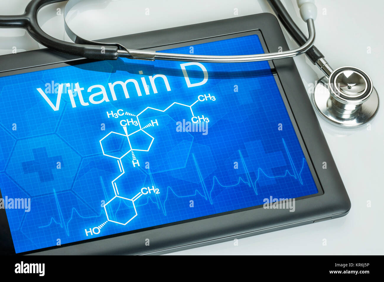 tablet having the chemical structural formula of vitamin d Stock Photo ...