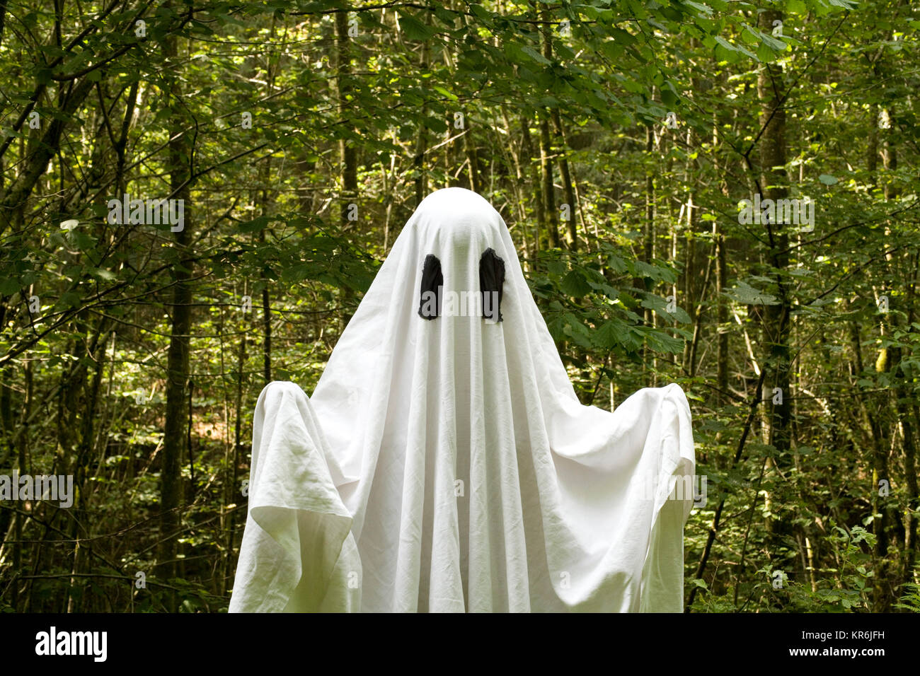 ghost in forest Stock Photo - Alamy