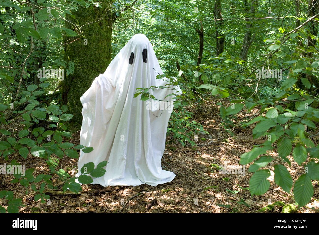 ghost in forest Stock Photo - Alamy