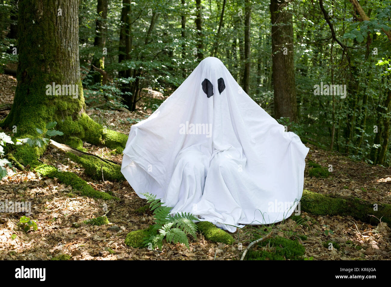 ghost in forest Stock Photo - Alamy