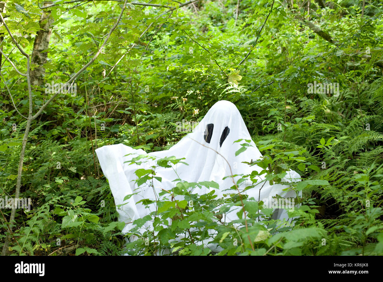 ghost in forest Stock Photo - Alamy