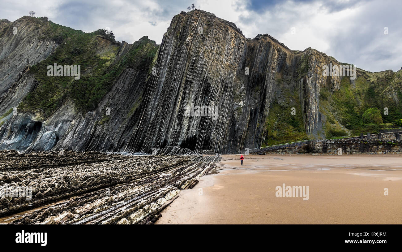 Flysch de Zumaia Stock Photo - Alamy