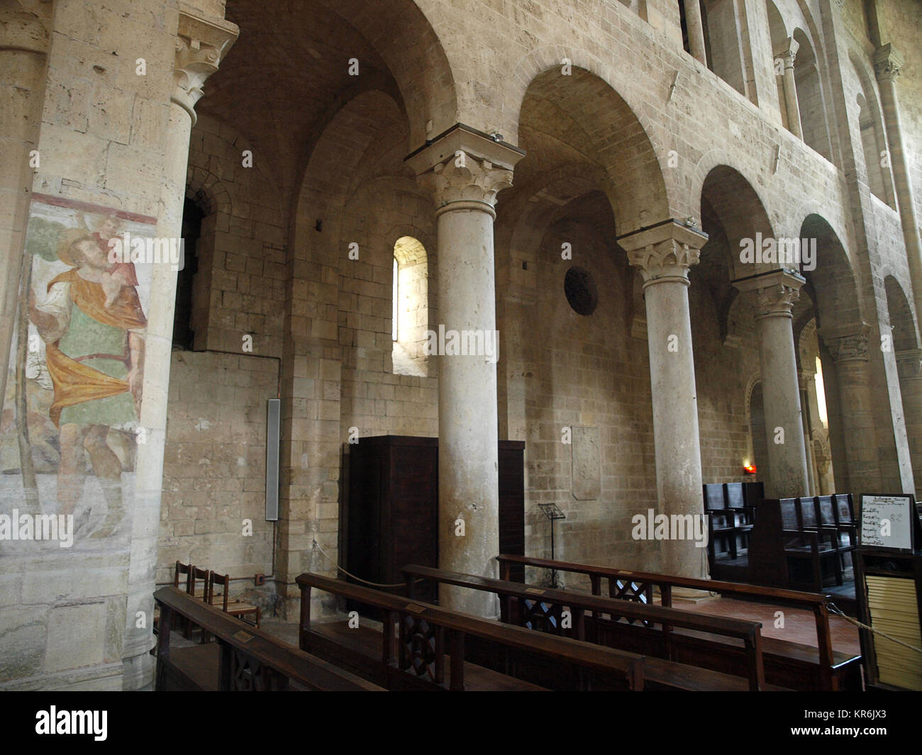 Sant Antimo Abbey near Montalcino in Tuscany, Italy Stock Photo - Alamy