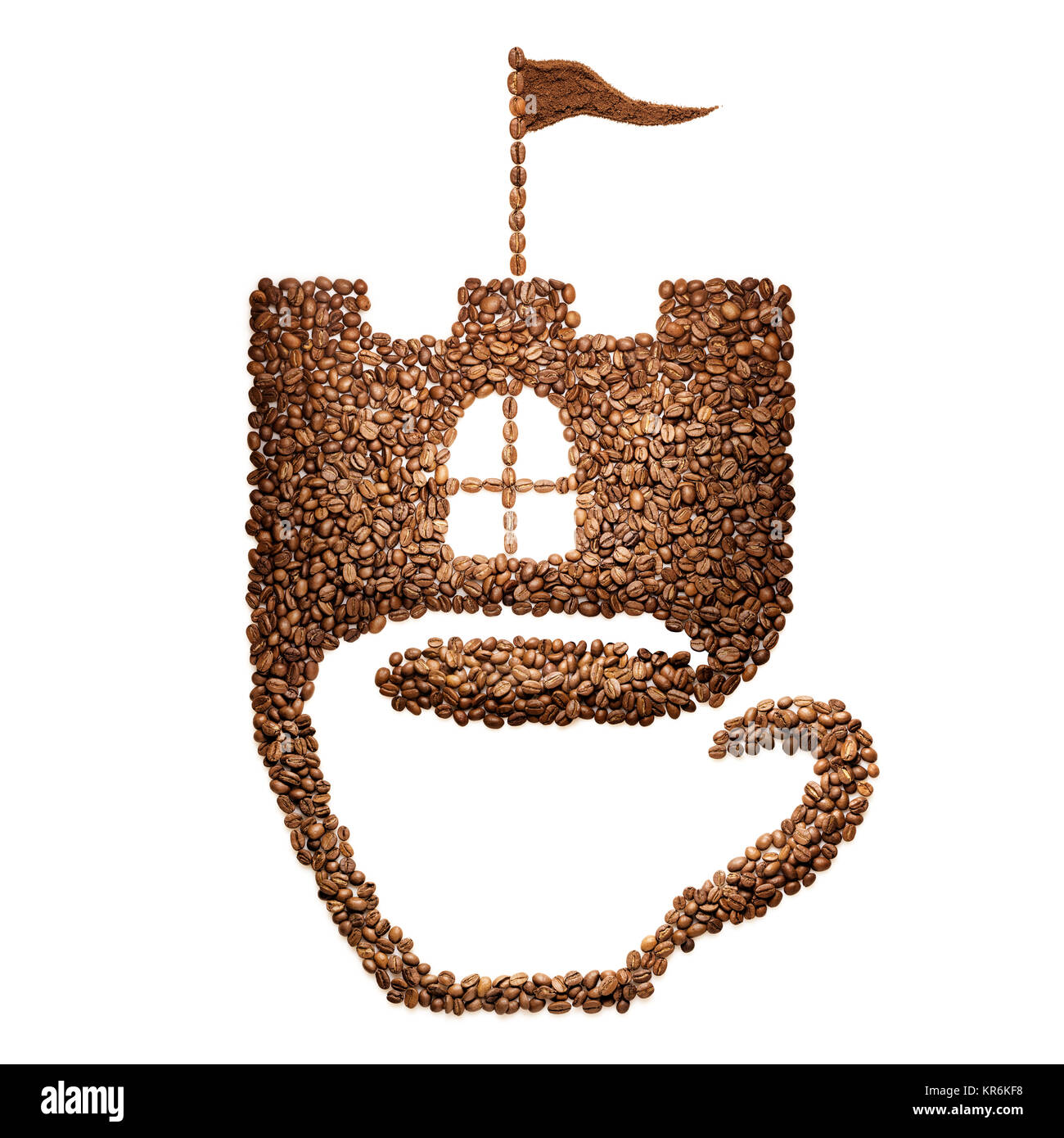 Castle of beans Stock Photo - Alamy