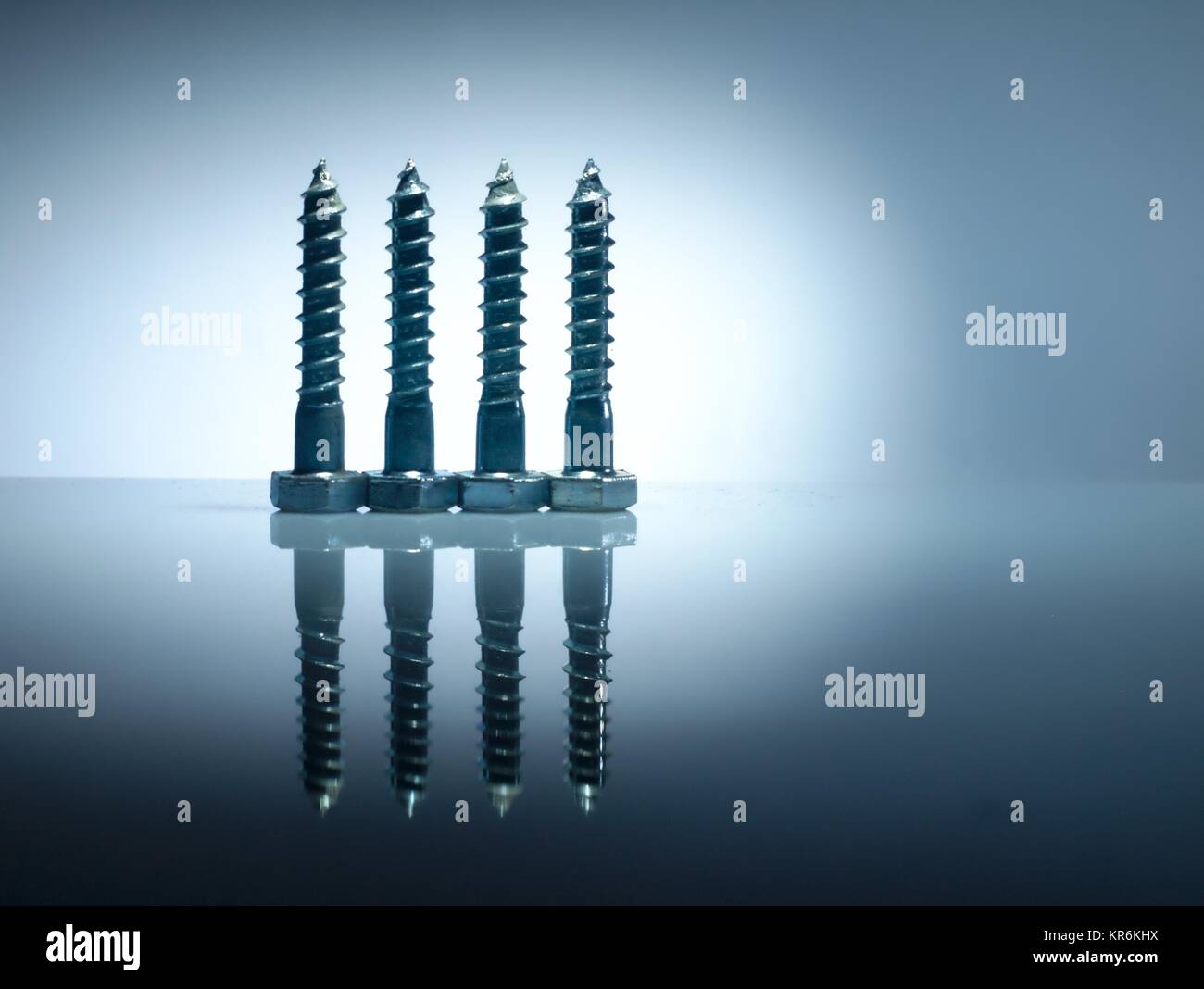 Big wood screws Stock Photo - Alamy