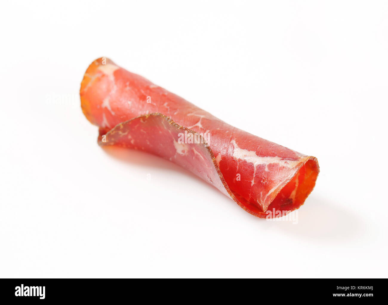 Slice of smoked marinated beef Stock Photo - Alamy