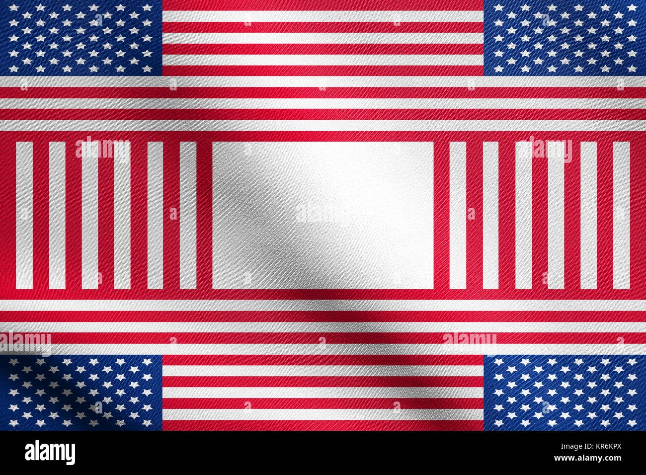 Patriotic USA design in style of the American flag Stock Photo - Alamy
