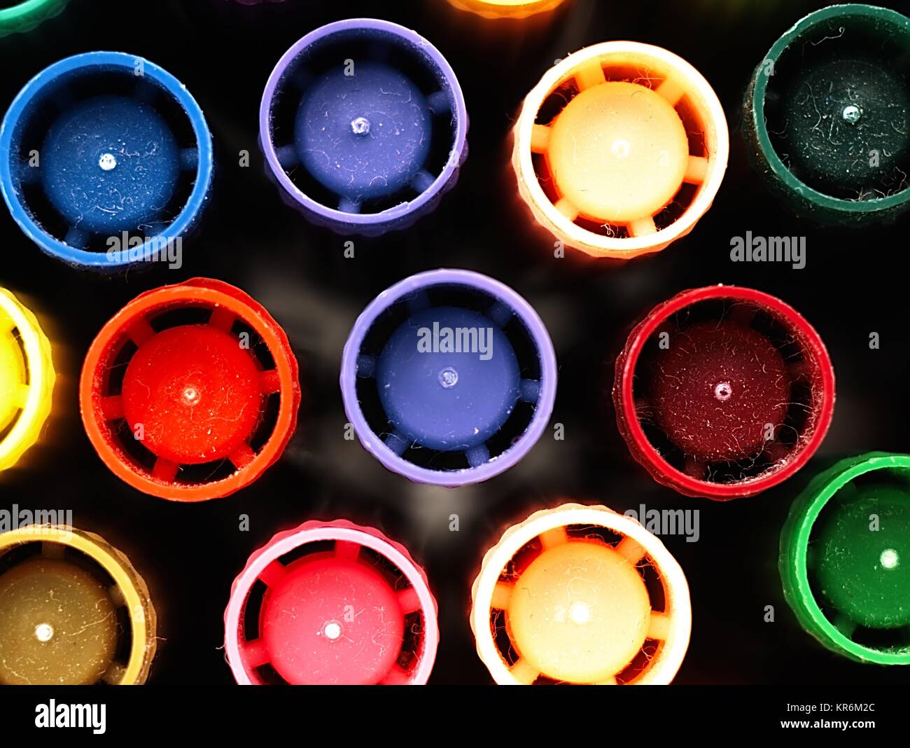 Colorful school markers closely Stock Photo - Alamy