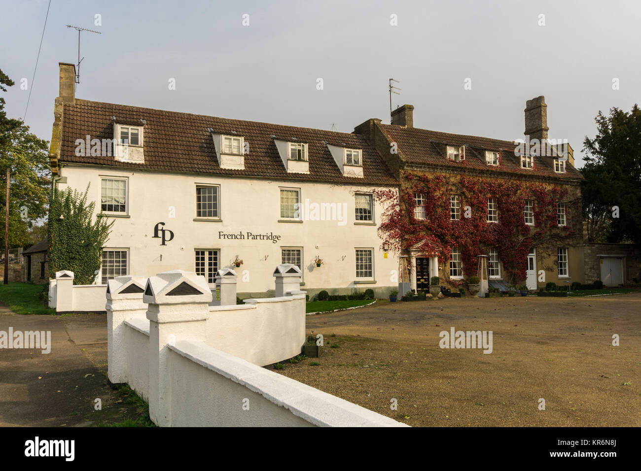 Exterior of the French Partridge, a boutique hotel restaurant and ...