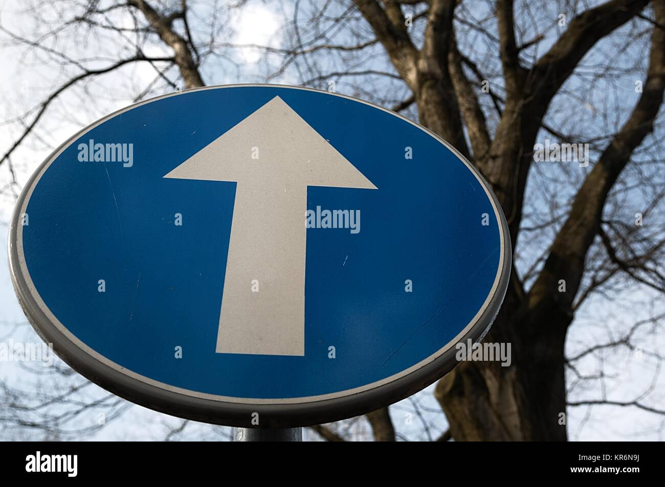Mandatory signs straight hi-res stock photography and images - Alamy