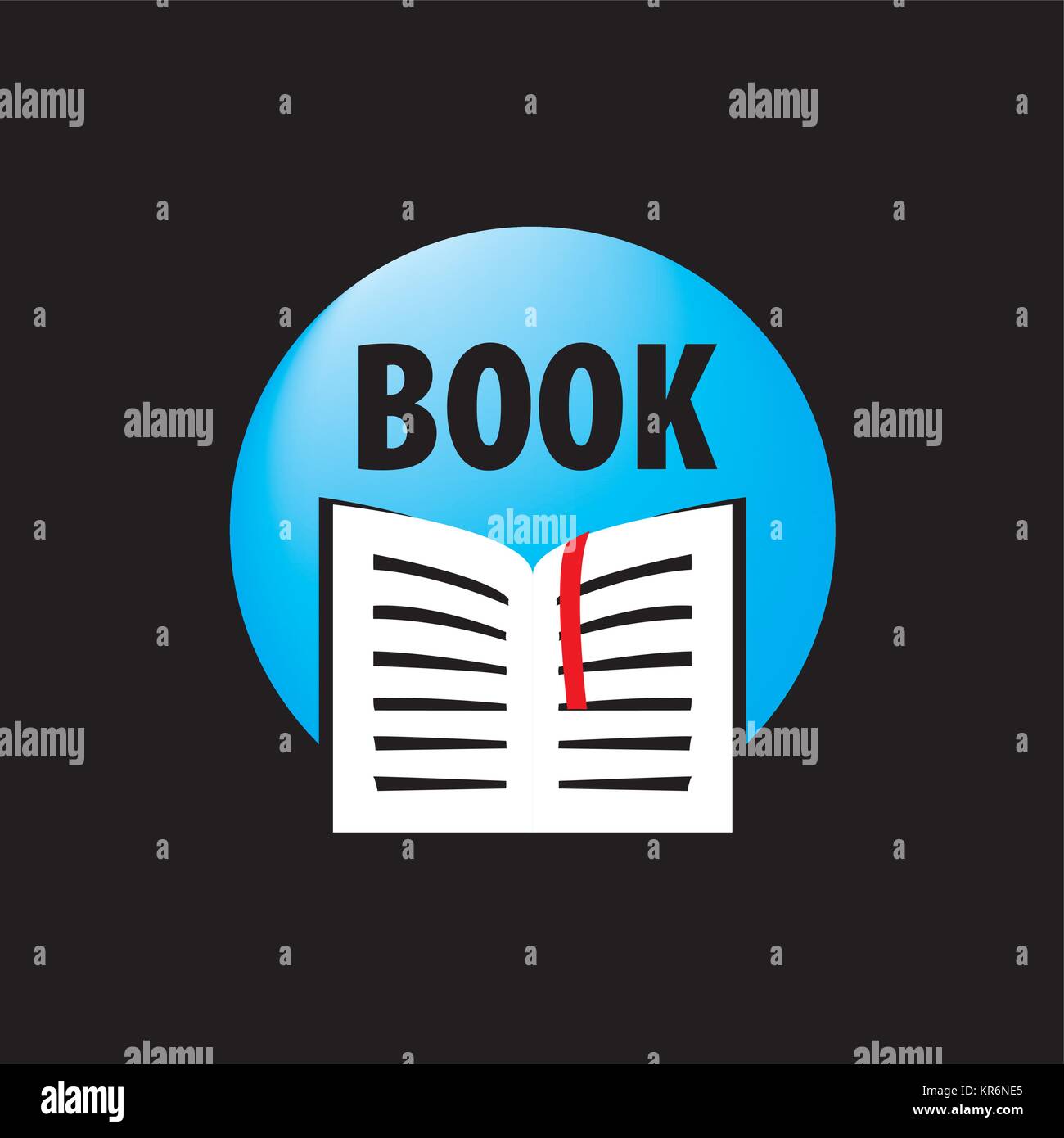Vector sign book Stock Vector Image & Art - Alamy