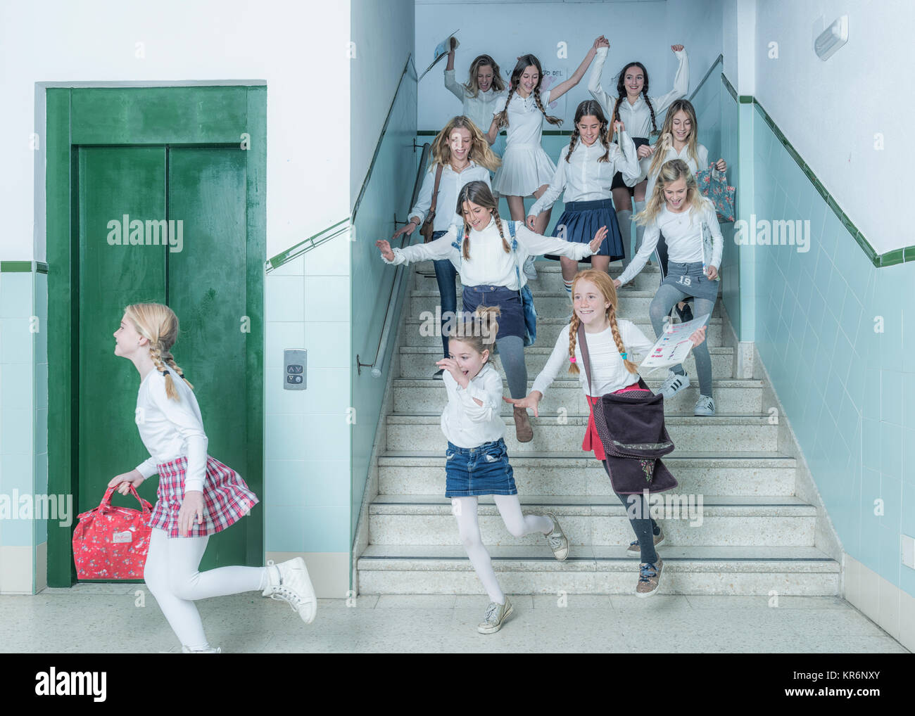 Children kids people girls hi-res stock photography and images - Alamy