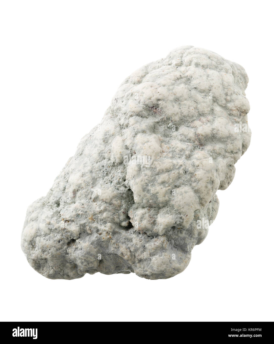 Magnesite (MgCO3) from Africa isolated on white background Stock Photo ...