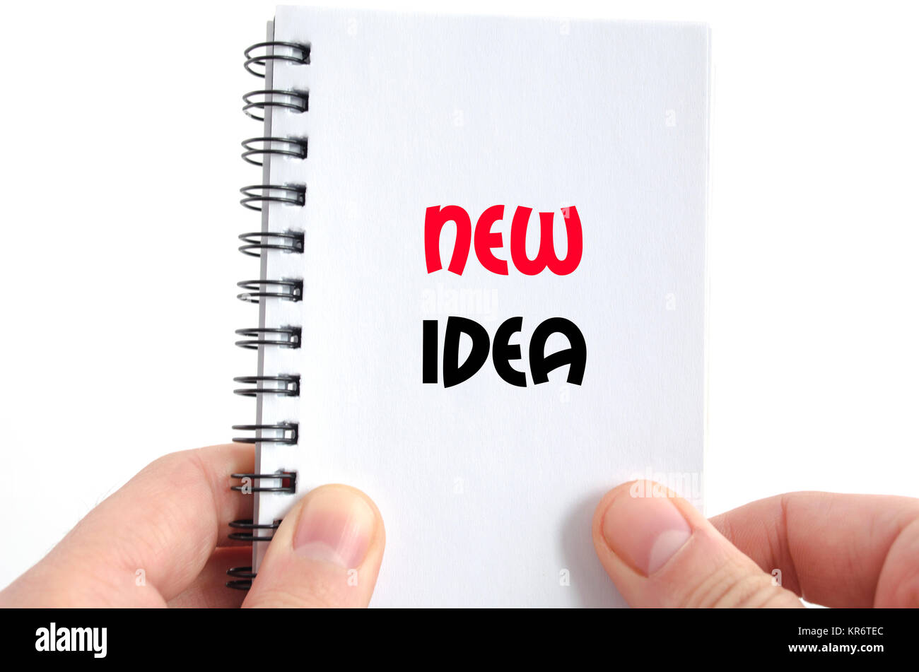 New idea text concept Stock Photo - Alamy