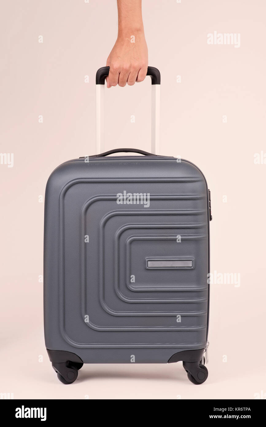 Grabbing a baggage trolley hi-res stock photography and images - Alamy