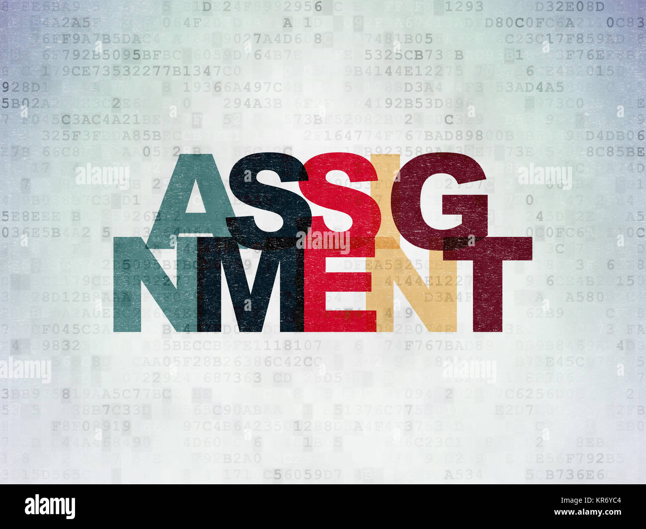 Law concept: Assignment on Digital Data Paper background Stock Photo ...