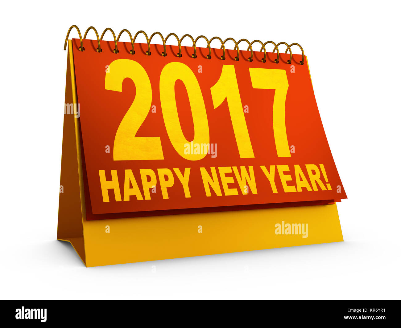 2017 desk calendar Stock Photo - Alamy