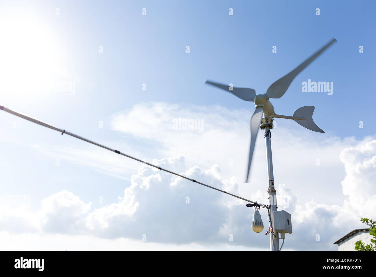 Windmill for electric power production Stock Photo - Alamy