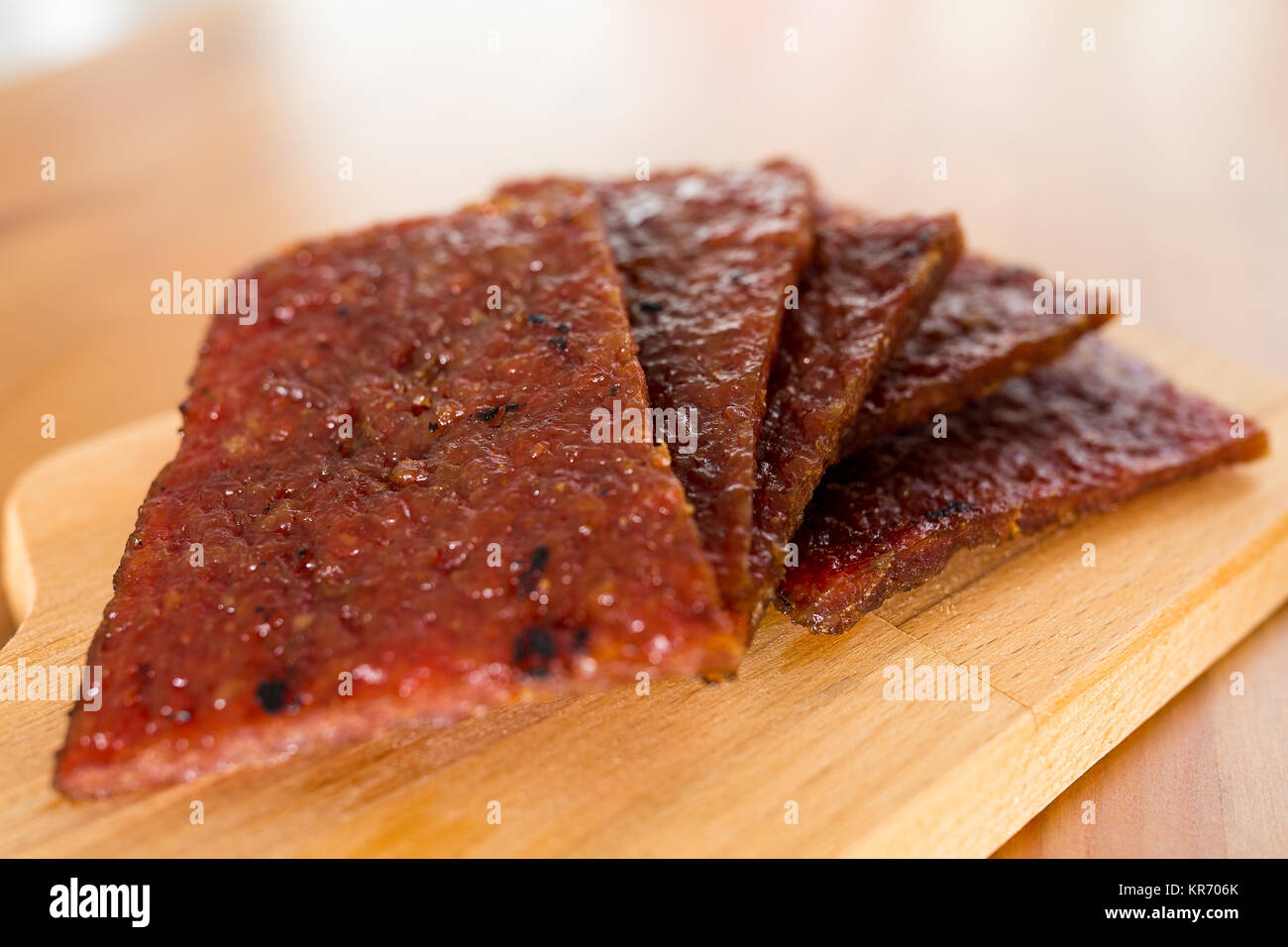 Dried pork meat Stock Photo - Alamy