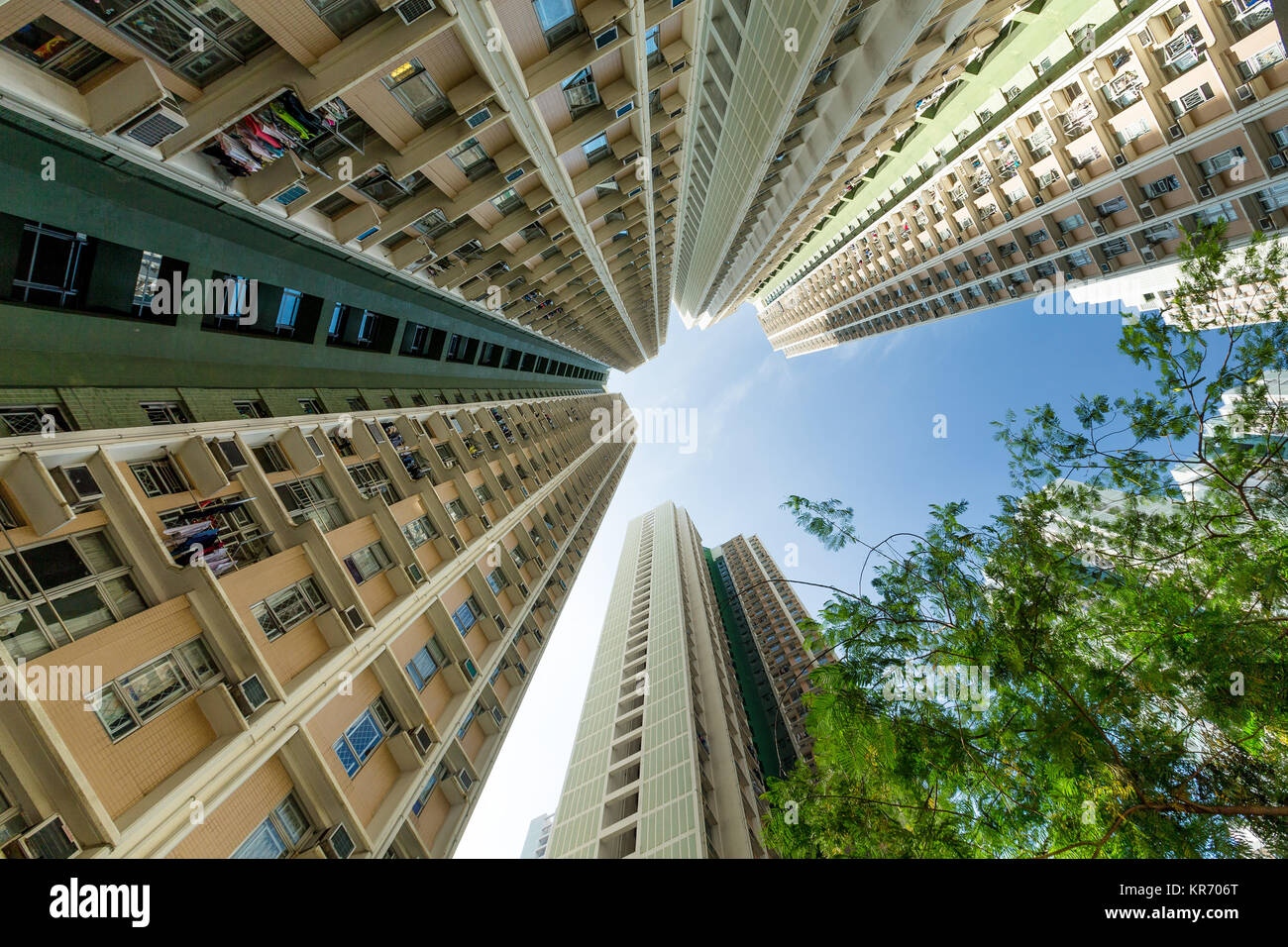 High rise building from low angle Stock Photo - Alamy
