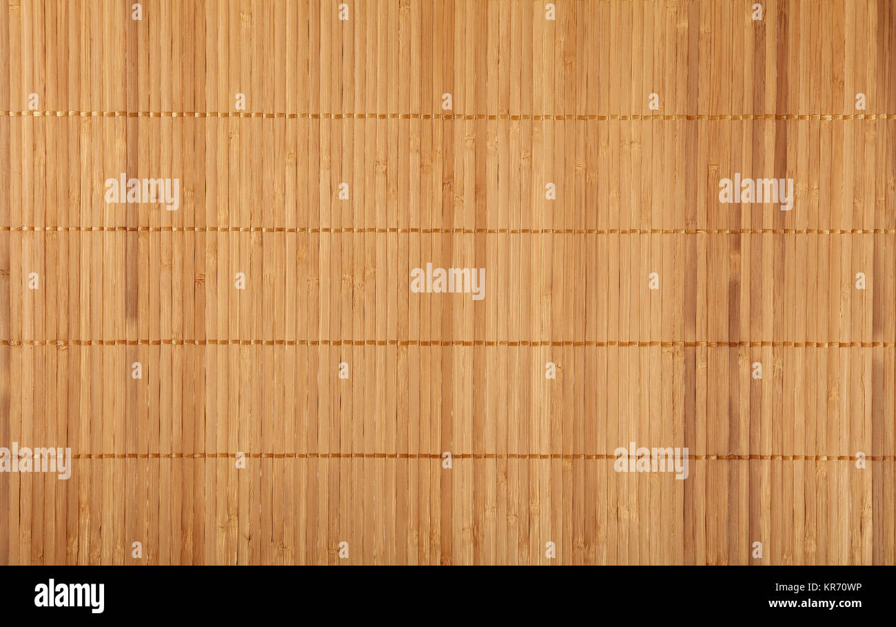 Brown beige bamboo wood mat background texture Stock Photo - Alamy