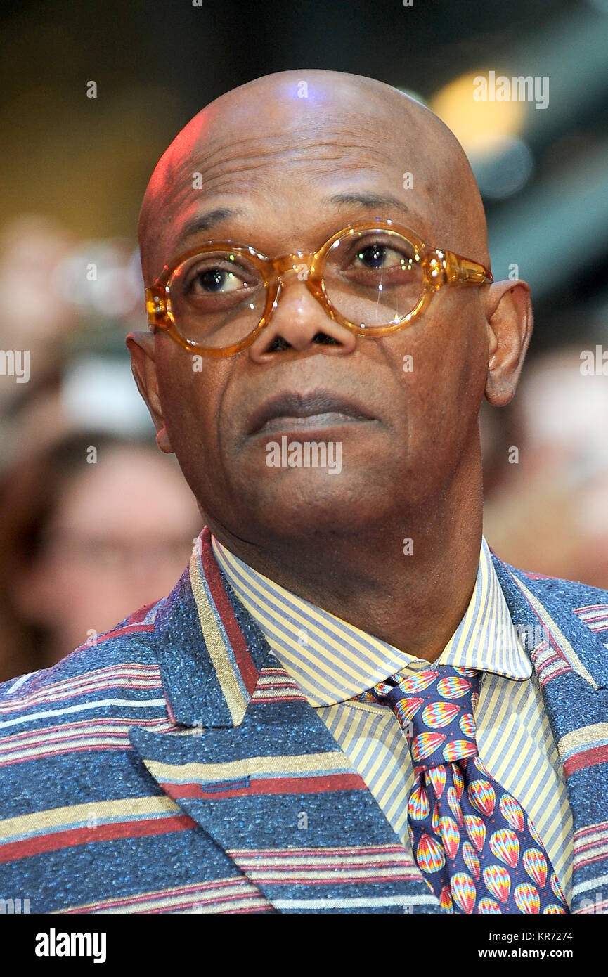 Samuel L. Jackson attends the European premiere of Captain America ...