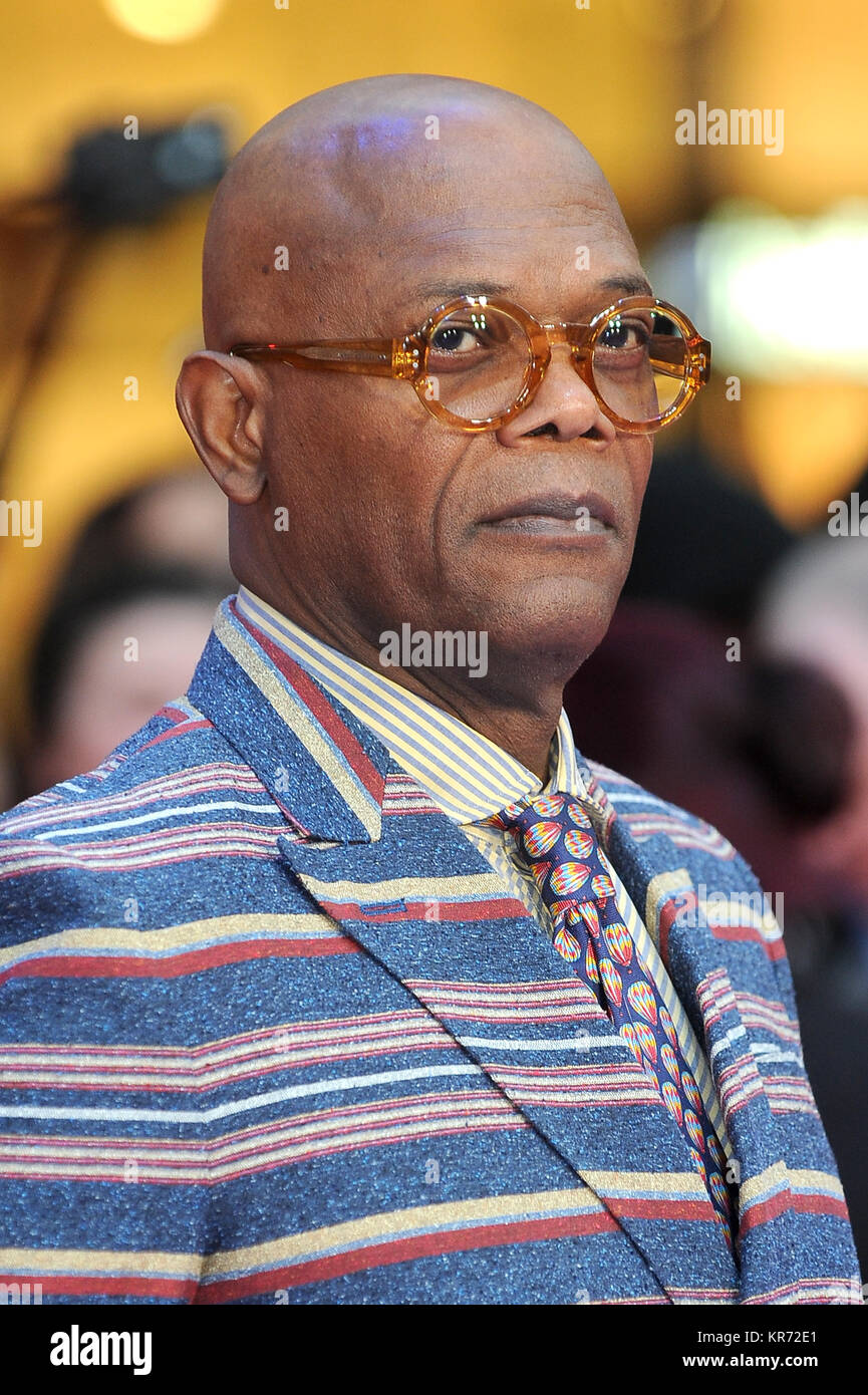 Samuel L. Jackson attends the European premiere of Captain America ...