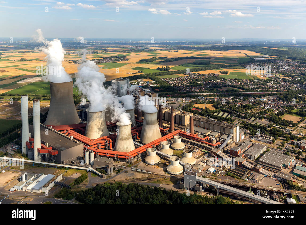 Kraftwerk Niederaussem, RWE Power, power generation, brown coal power ...