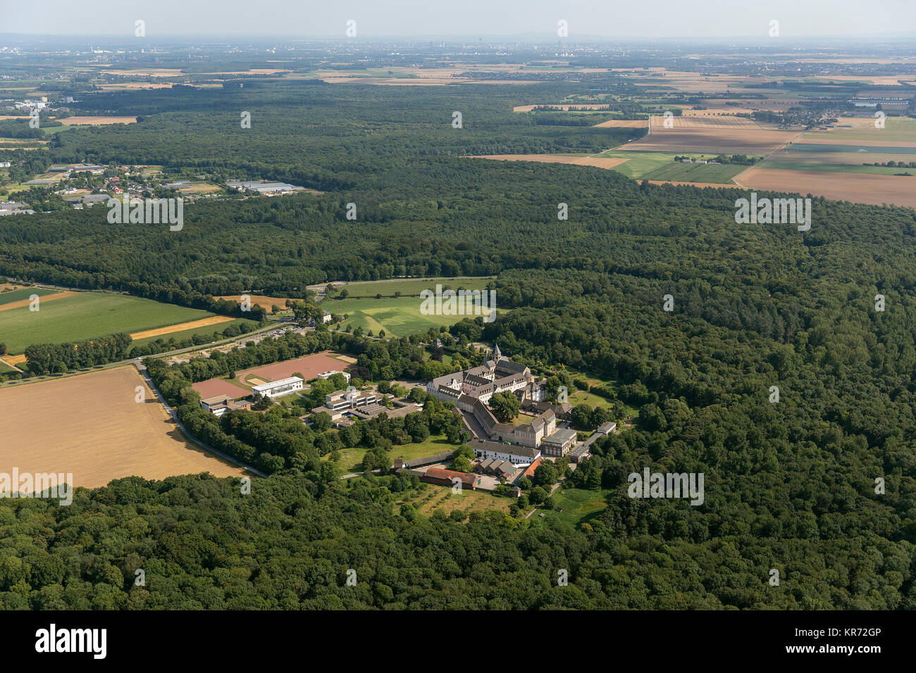 Dormagen Knechtsteden, Monastery Knechtsteden with basilica and ... Dormagen Knechtsteden, Monastery Knechtsteden with basilica and ...