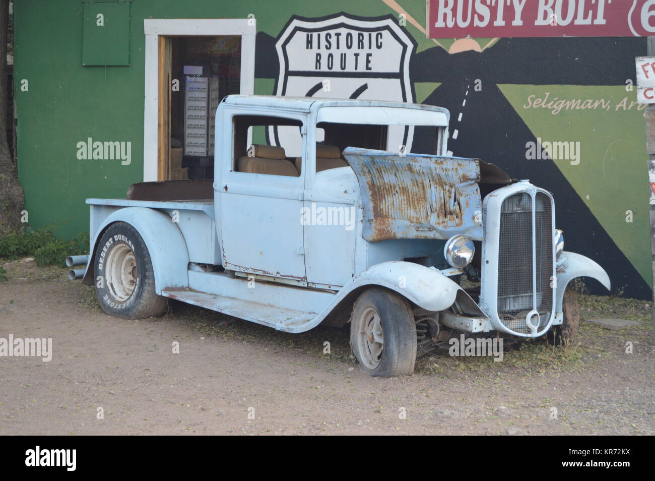 Nice Cars of the 60s in Seligman, June 22, 2017. Route 66, Seligman ...