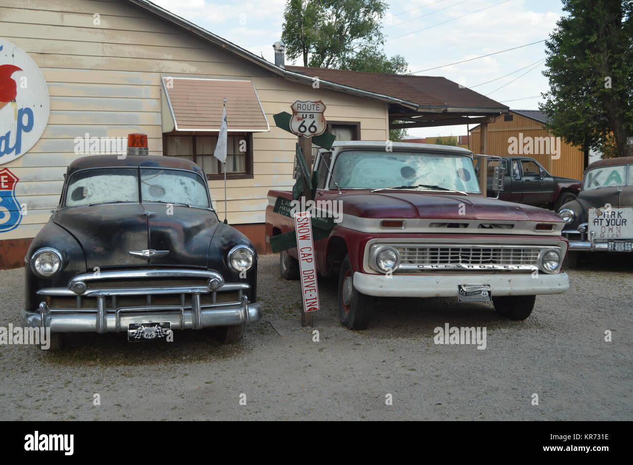 Nice Cars of the 60s in Seligman, June 22, 2017. Route 66, Seligman ...