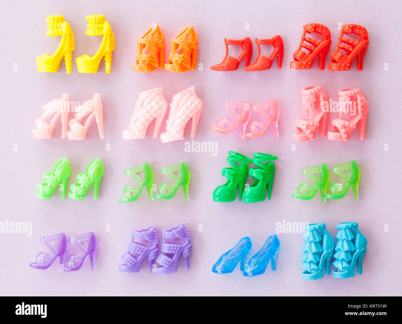 various colorful shoes Stock Photo - Alamy