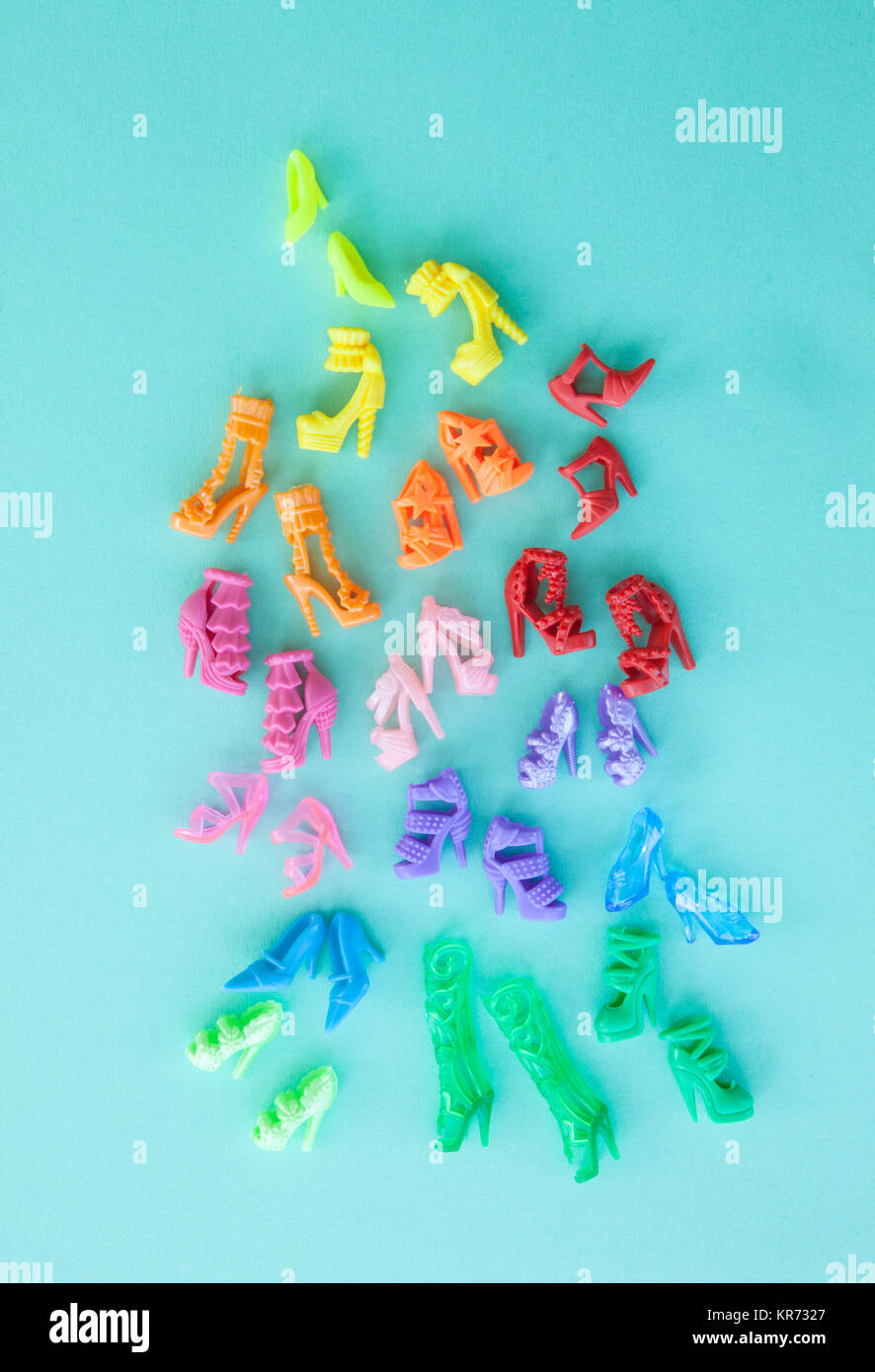 various colorful shoes Stock Photo - Alamy