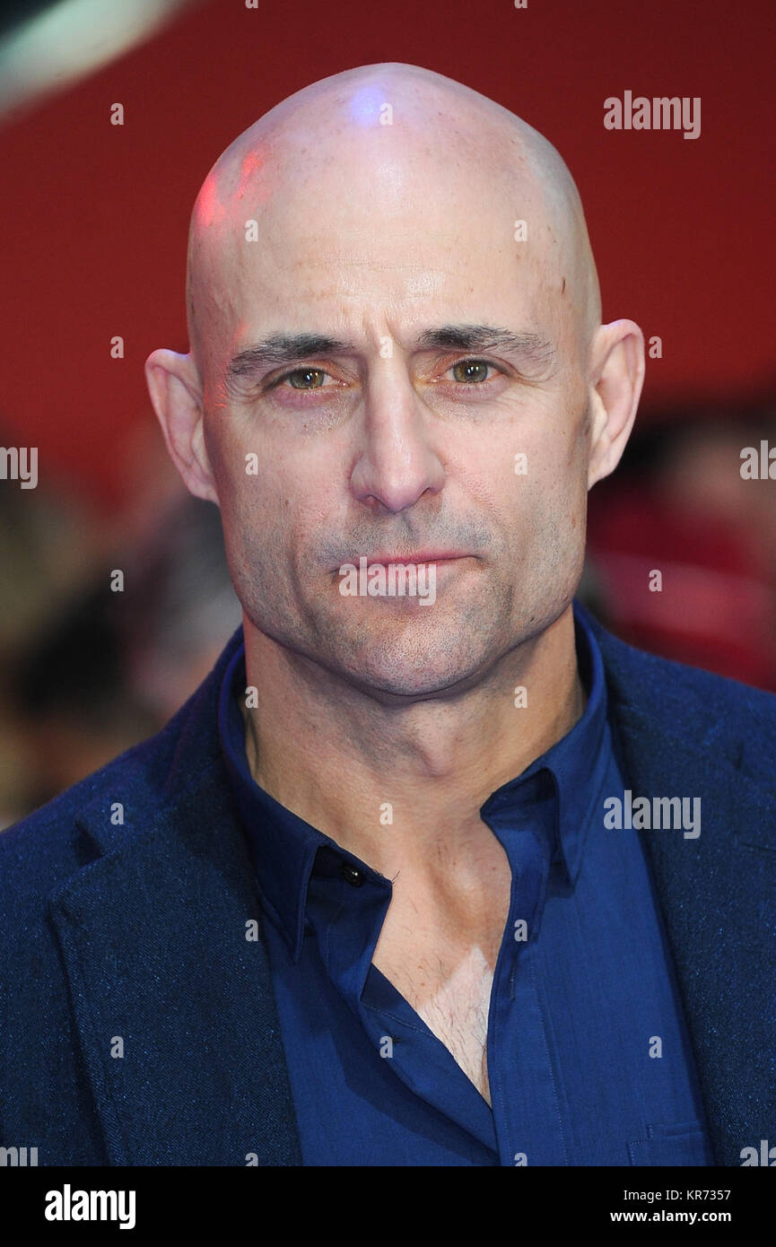 Mark Strong attends the European premiere of Captain America: Civil War ...