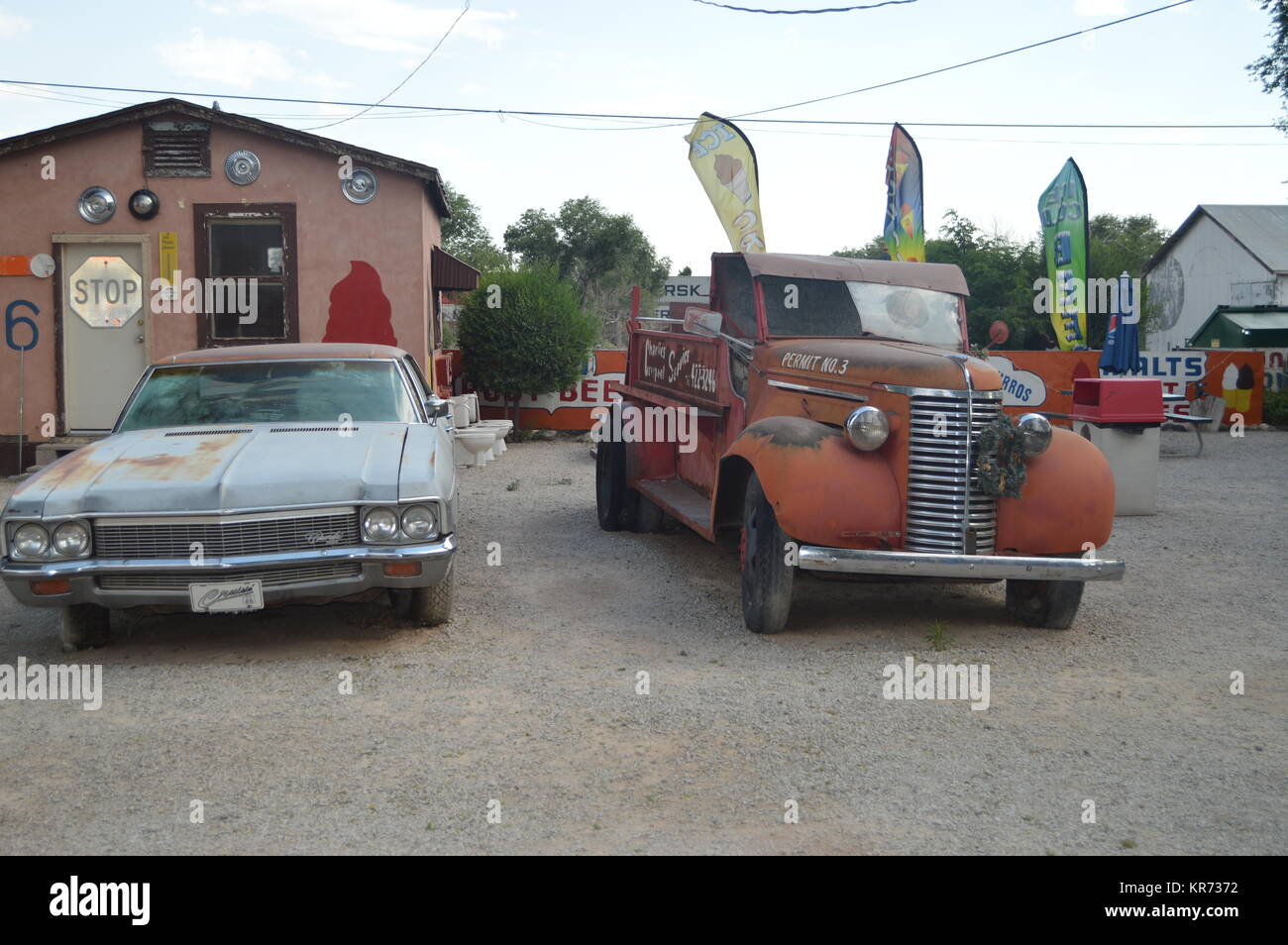 Nice Cars of the 60s in Seligman, June 22, 2017. Route 66, Seligman ...