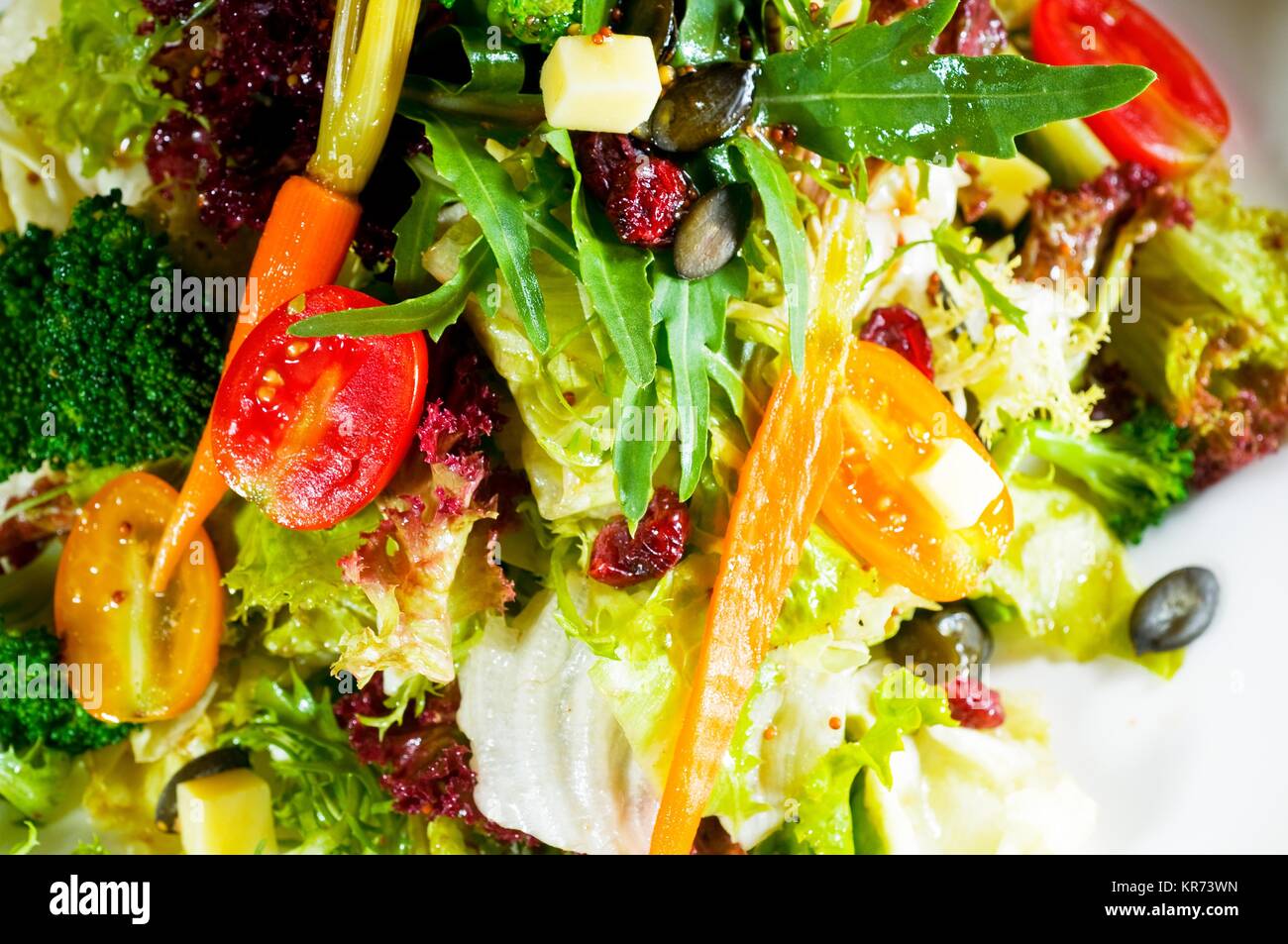 fresh mixed salad Stock Photo - Alamy