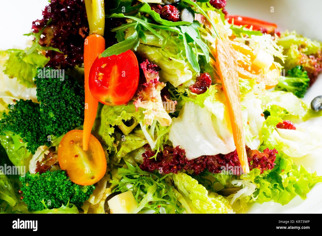 fresh mixed salad Stock Photo - Alamy