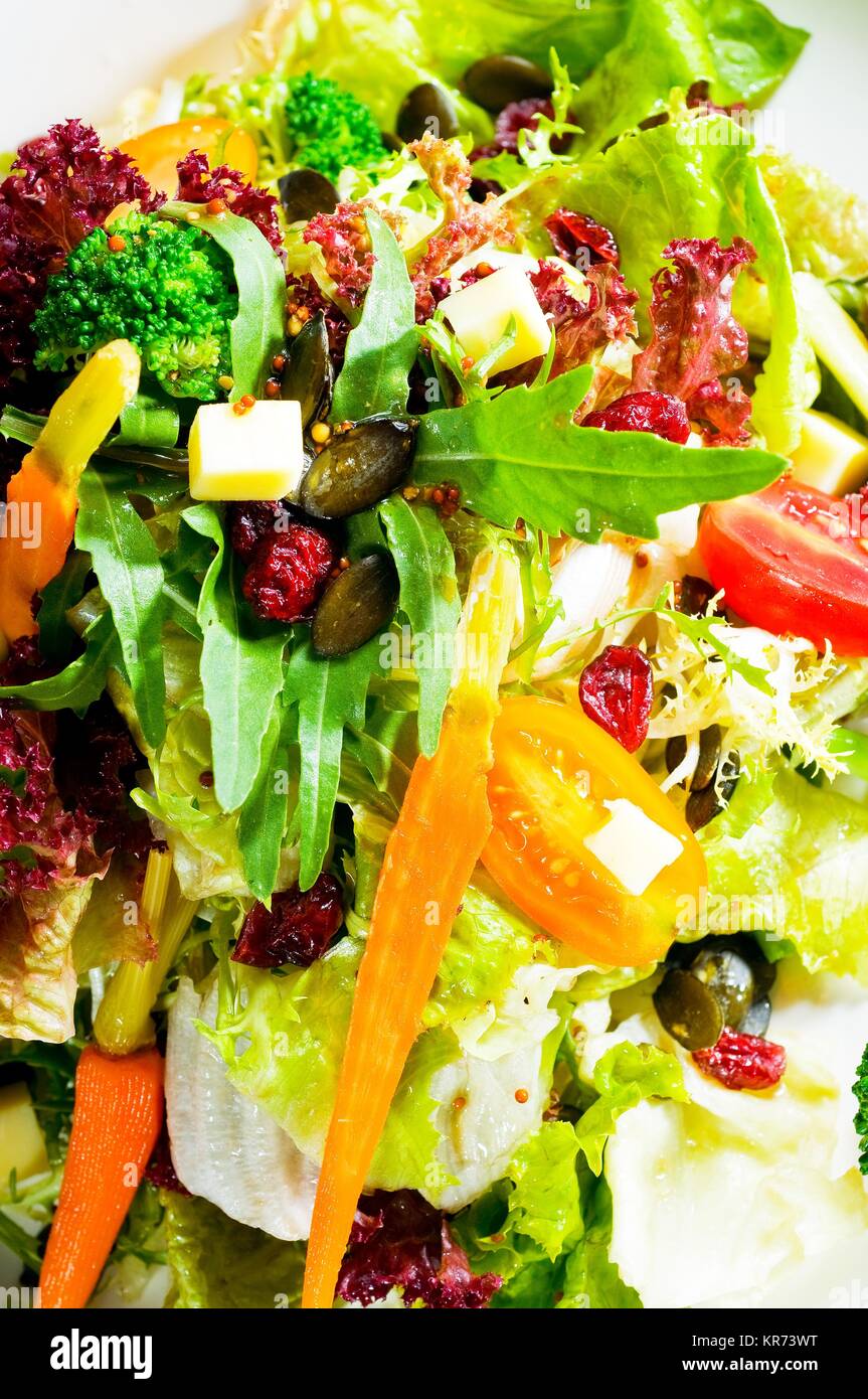 fresh mixed salad Stock Photo - Alamy