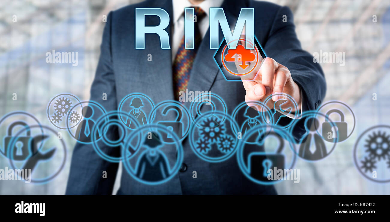 Male Corporate Manager Pressing RIM Stock Photo - Alamy Male Corporate Manager Pressing RIM Stock Photo - Alamy