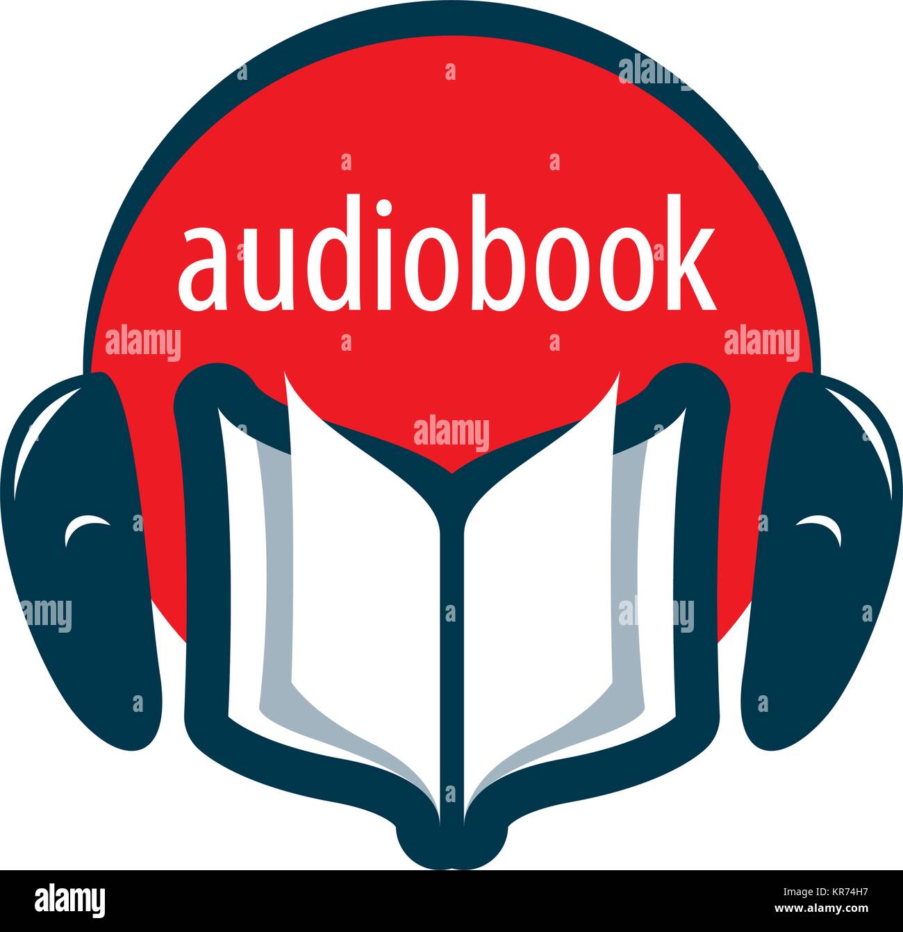 Audiobook. Vector logo template Stock Vector Image & Art - Alamy