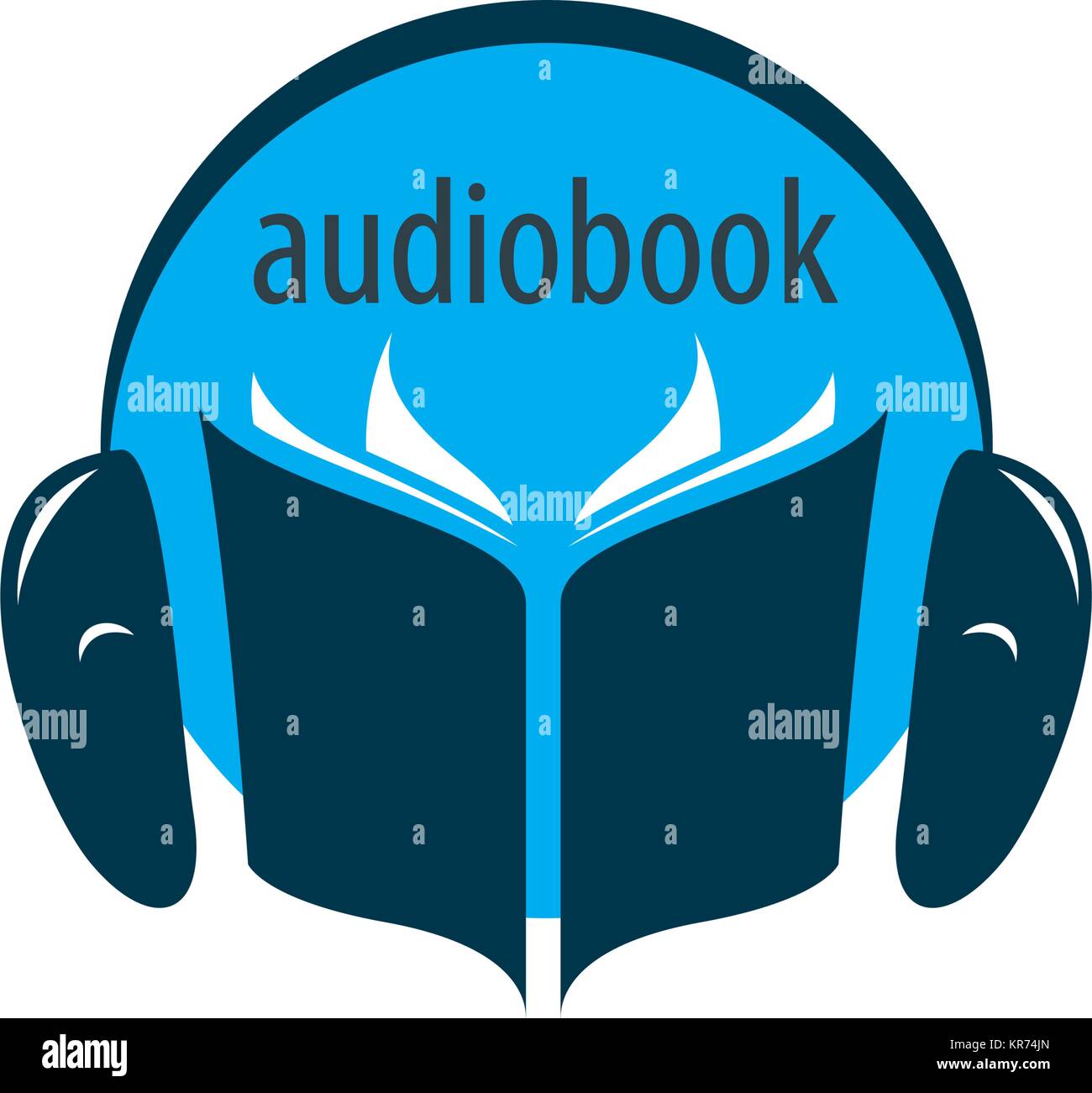 Audiobook. Vector logo template Stock Vector Image & Art - Alamy