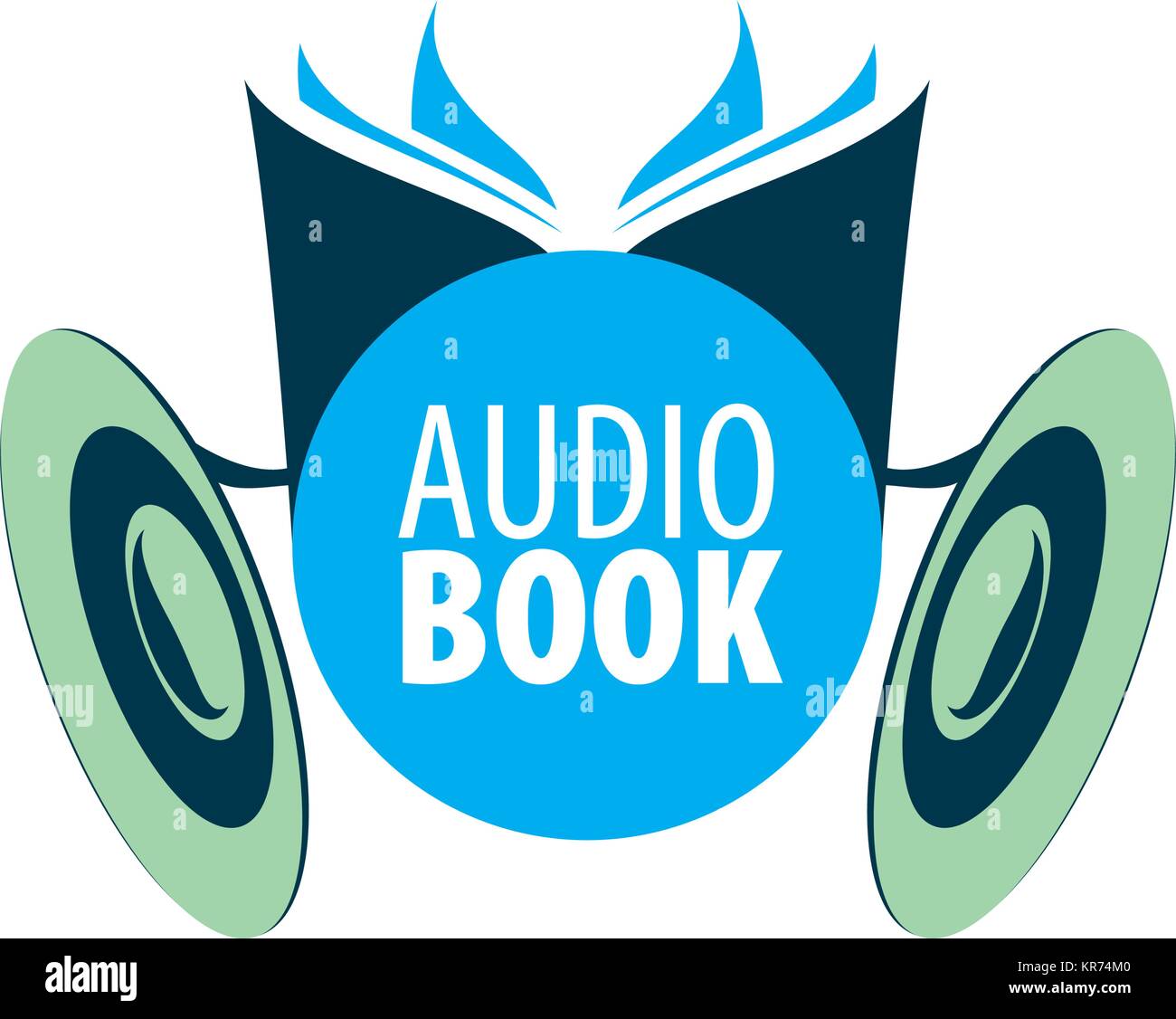 Audiobook. Vector logo template Stock Vector Image & Art - Alamy