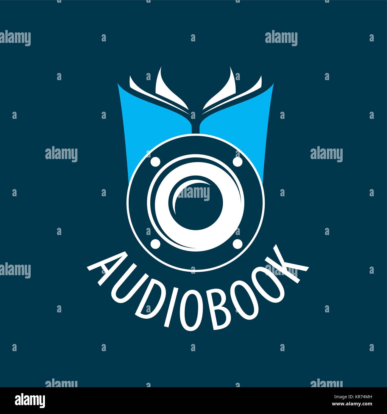 Audiobook. Vector logo template Stock Vector Image & Art - Alamy