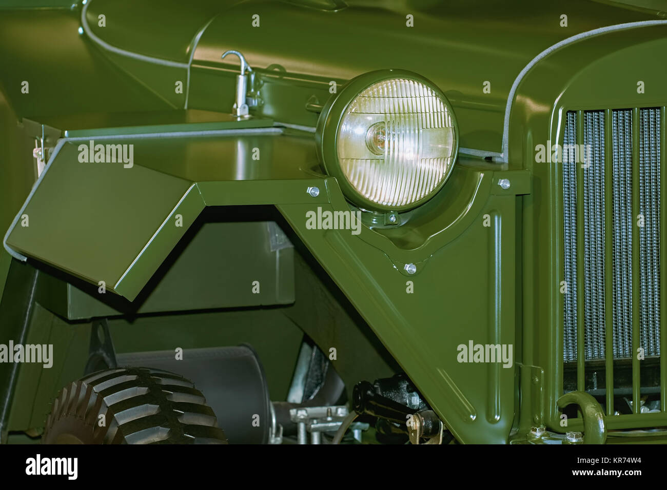 Fragment of an Army Vehicle Stock Photo - Alamy