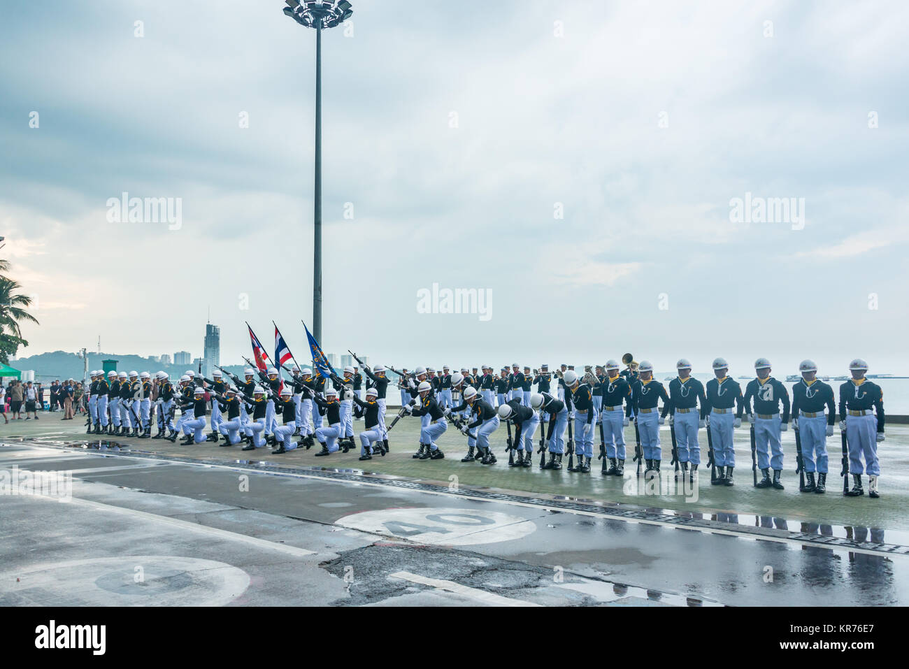Navy drill team hi-res stock photography and images - Alamy