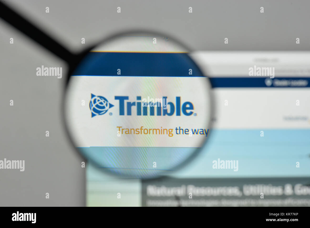 Trimble logo hi-res stock photography and images - Alamy