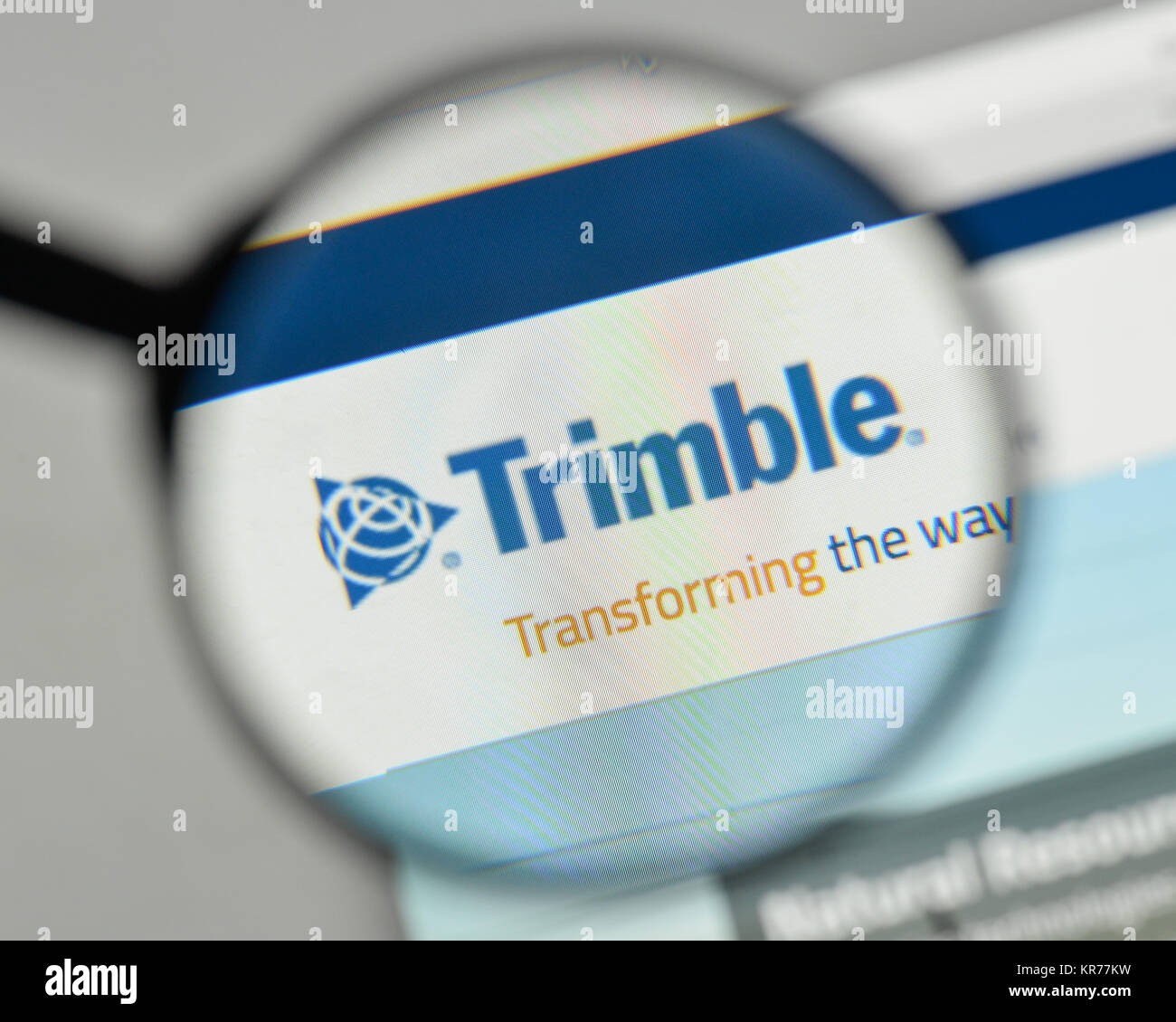 Trimble logo hi-res stock photography and images - Alamy